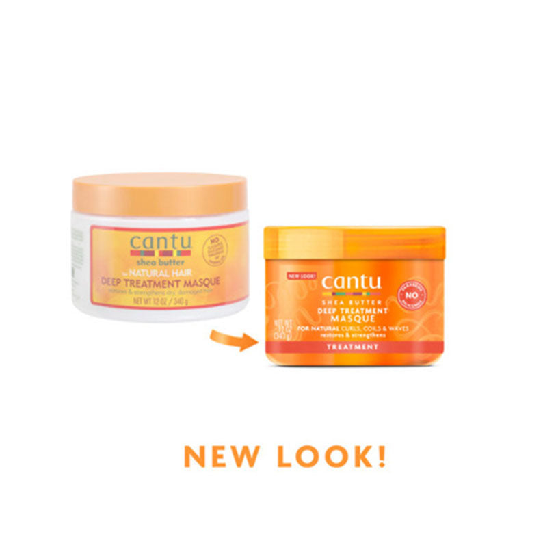 CANTU for NATURAL CURLS, COILS & WAVES Deep Treatment Masque 12oz | Hera BEAUTÉ
