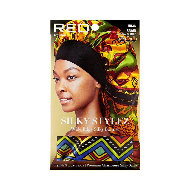 Silky Stylez Wide Edge Silky Bonnet Braid [Super Jumbo] [Assorted Leop ...