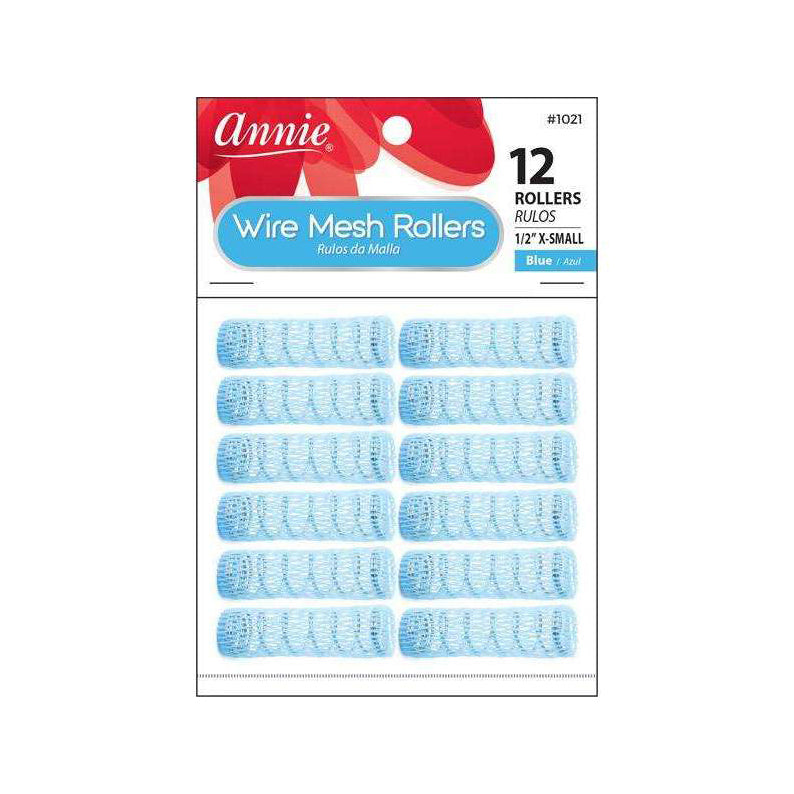 #01021 Wire Mesh Rollers Xs 12Ct [Blue] – Hera BEAUTÉ