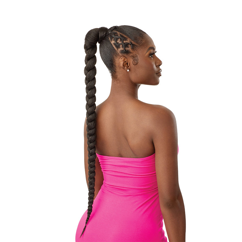 Pretty Quick Wrap Pony Natural Braided Ponytail 32" – Hera BEAUTÉ