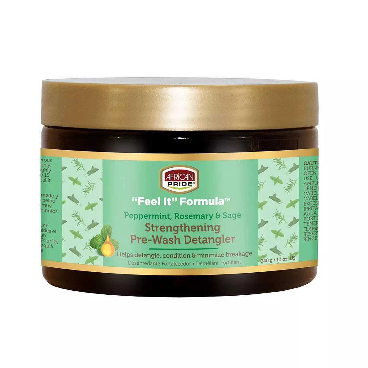 AFRICAN PRIDE Feel It Formula Strengthening Pre-Wash Detangler 12oz ...