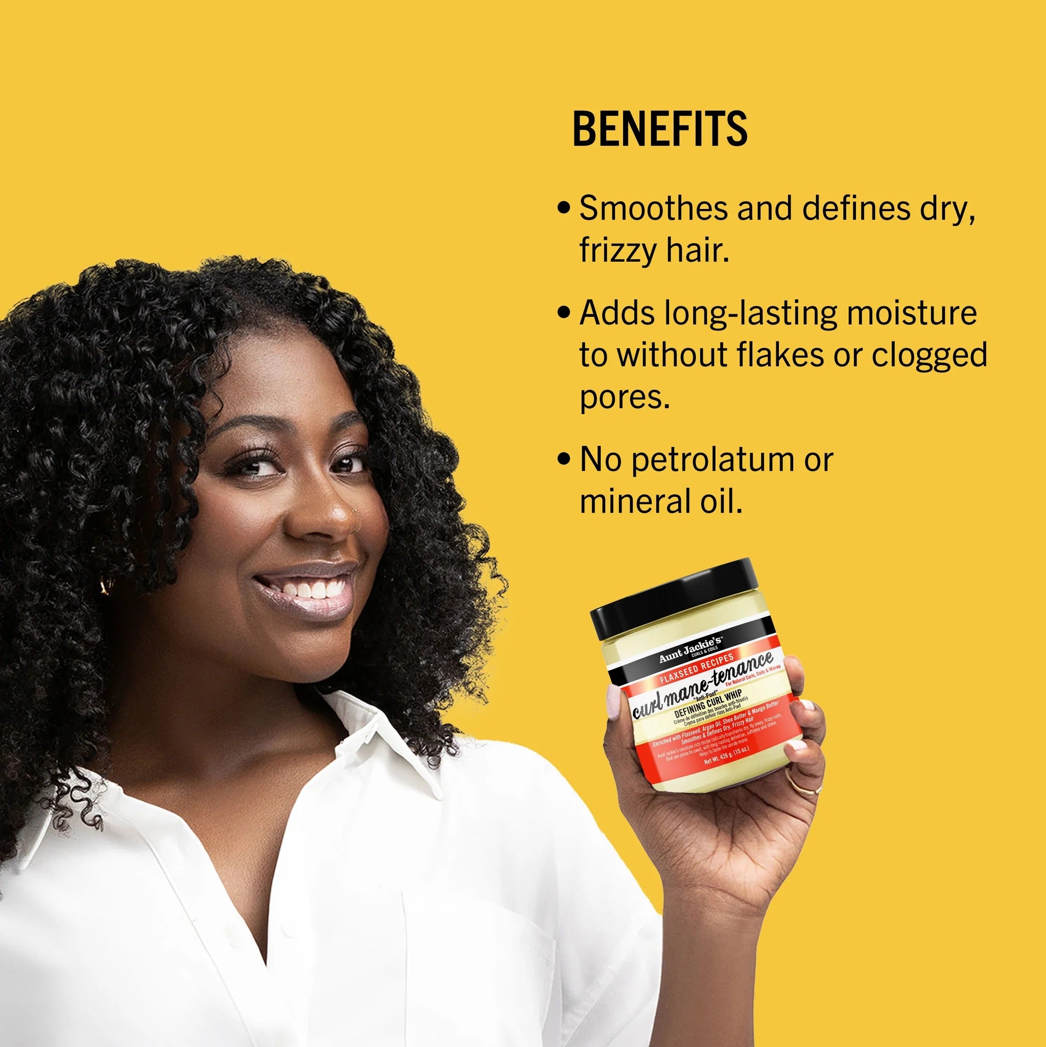 Flaxseed Curl Whip: curl defining whip for natural hair | Hera BEAUTÉ