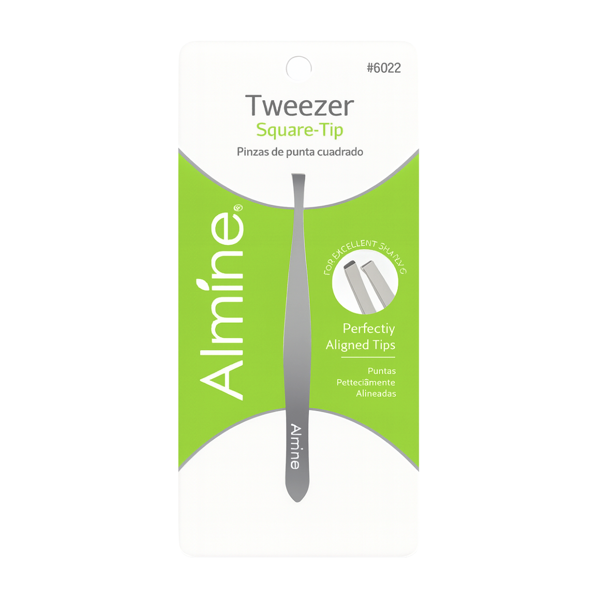 Tweezers Square Tip #6022 – Hera BEAUTÉ