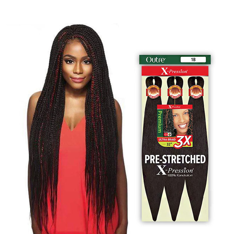3X X-Pression Pre-Stretched Braiding Hair 32 Inch Ultra Braid | Hera BEAUTÉ